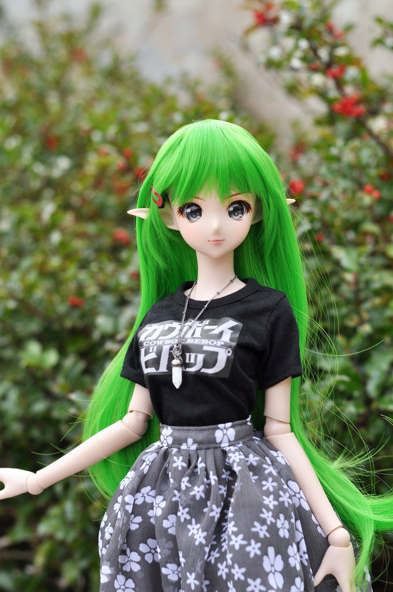 PREORDER ZaZou Luxury C.C WIG for Smart Doll, Ruby Red Fashion Friends ...